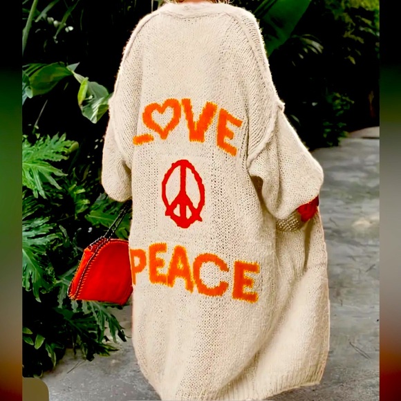 Sweaters | Love And Peace Open Front Cardigan | Poshmark